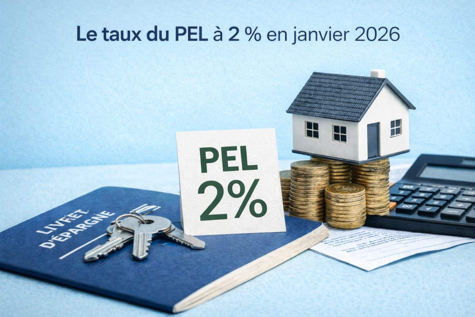 PEL 2026 : taux garanti à 2 % et plafond à 61 200